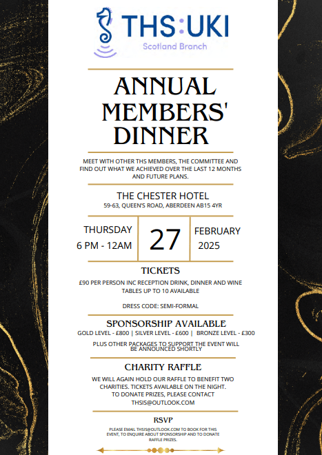 THS:UKI Scotland Branch Annual Members Dinner - The Hydrographic Society
